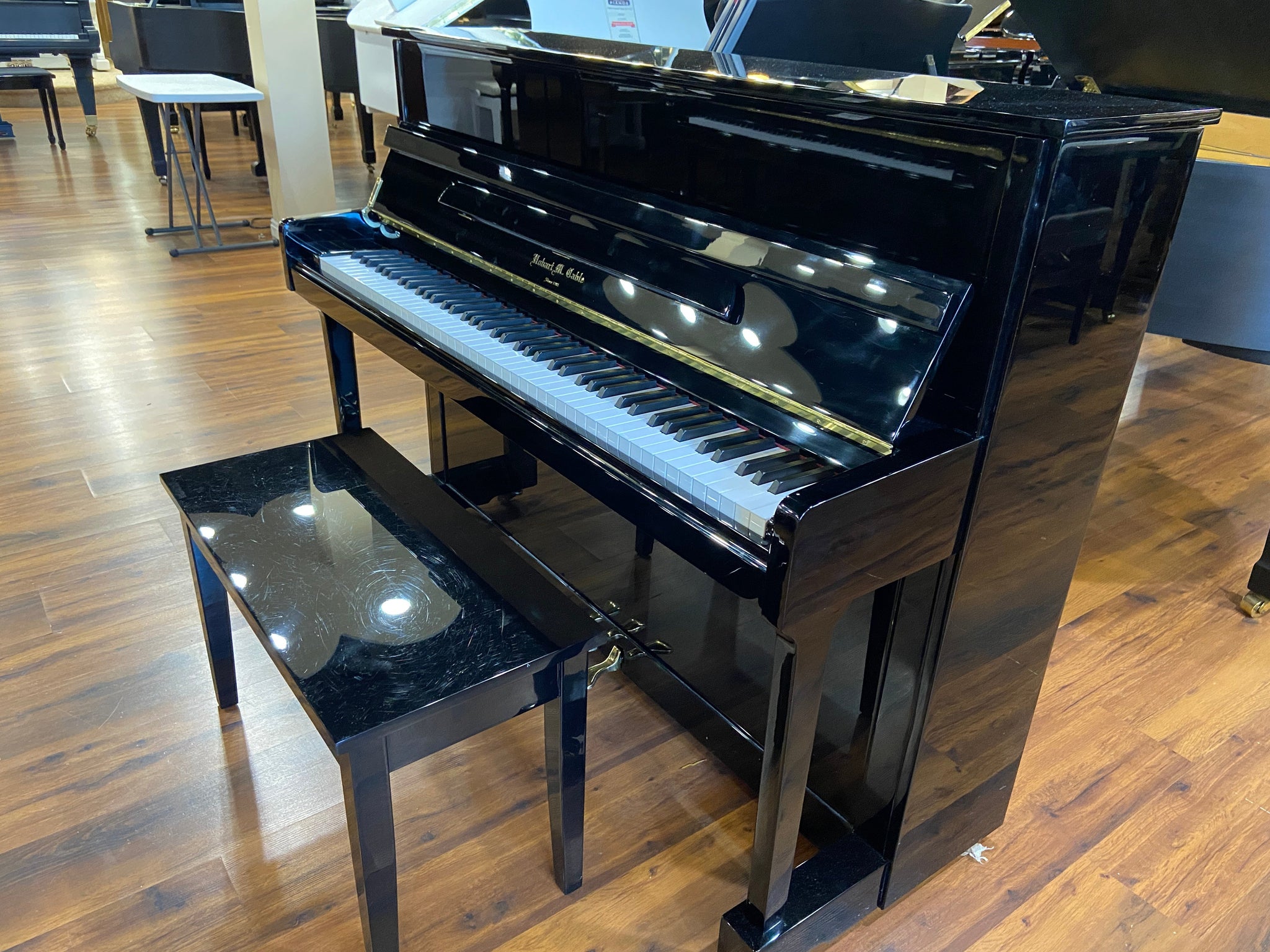 SOLD 2018 Hobart & Cable Upright 43" - Brigham Larson Pianos